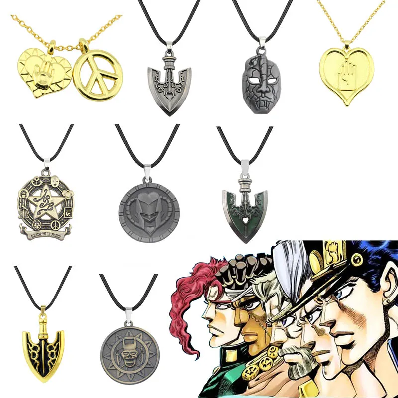 Anime-JOJOS-BIZARRE-ADVENTURE-Necklace-Kujo-Jotaro-Arrow-Metal-Pendant ...