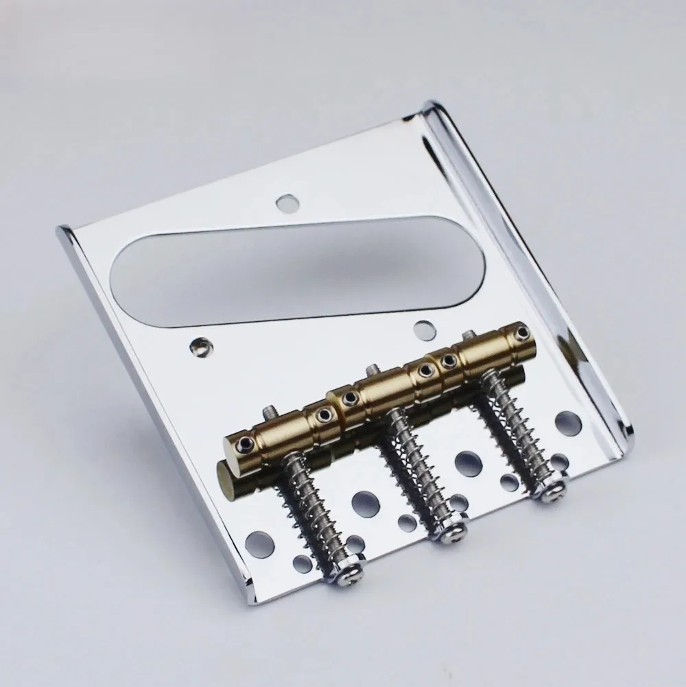 Vintage In-Tune Guitar Bridge with Brass and Steel Base Plate, TL ...