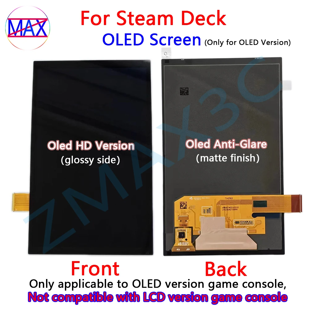 Originální nová HD LCD obrazovka pro herní konzoli Steam Deck Náhradní ...