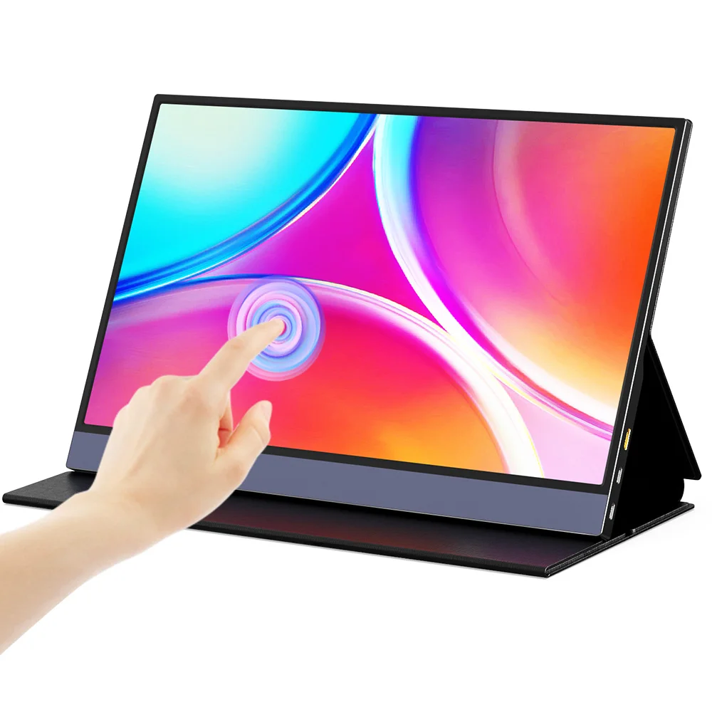 FHD Monitor portátil para juegos, pantalla táctil de 15 pulgadas, 1080P ...