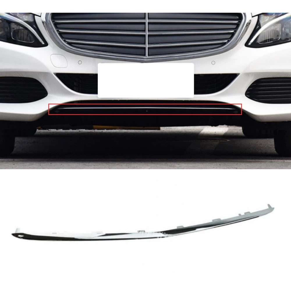 Front-bumper-chrome-decorative-strip-For-Mercedes-Benz-C-Class-W205 ...