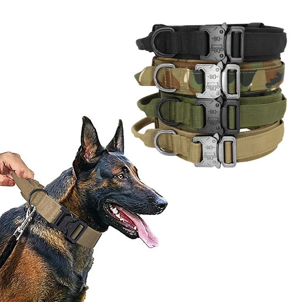 Cobra Buckle Dog Collar K9 Training Collar Working Dog