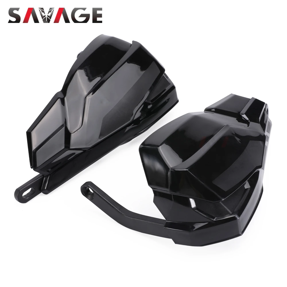 Motorcycle Hand Guards CFMoto 450MT Handguards - Black, Aluminum/PP ...