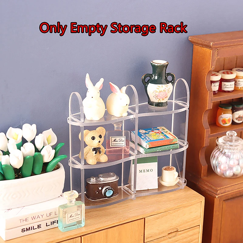 1-12-Dollhouse-Miniature-Rack-Cupboard-Storage-Shelf-Display-Cabinet ...