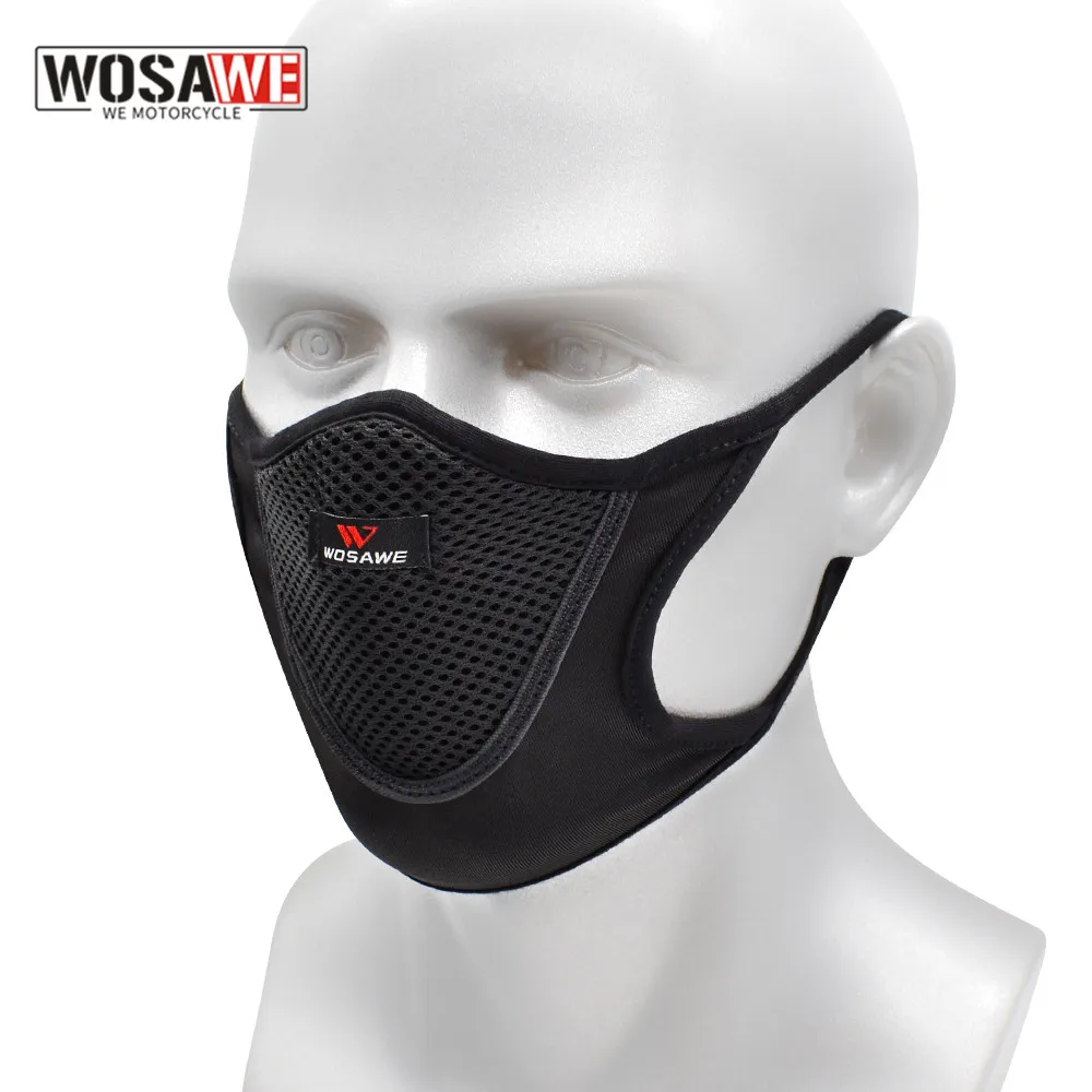 WOSAWE Motorcycle Face Mask Anti pollution Dust Reusable Washable ...