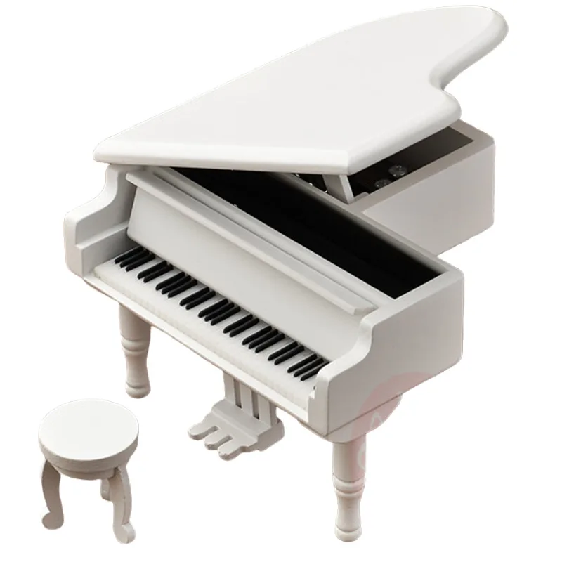 Wood-Imitated-Piano-Music-Box-Classical-Music-Decor-Creative-Clockwork ...