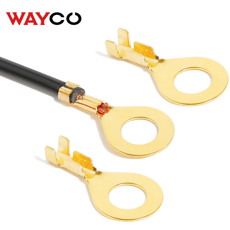 Brass Electrical Connectors 260-Piece Copper Ring Terminal Kit – M3-M10 ...