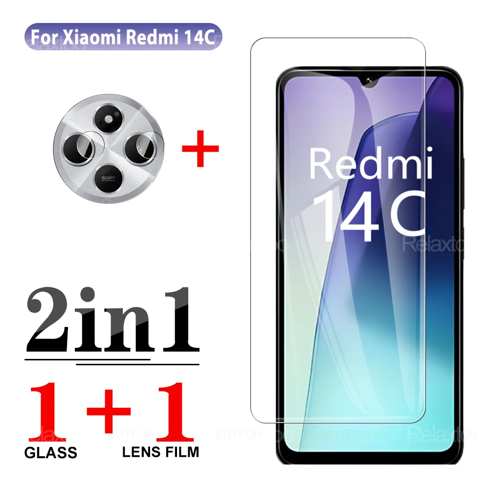 2in1-Full-cover-9H-screen-protector-Lens-film-For-Xiaomi-redmi-14c ...
