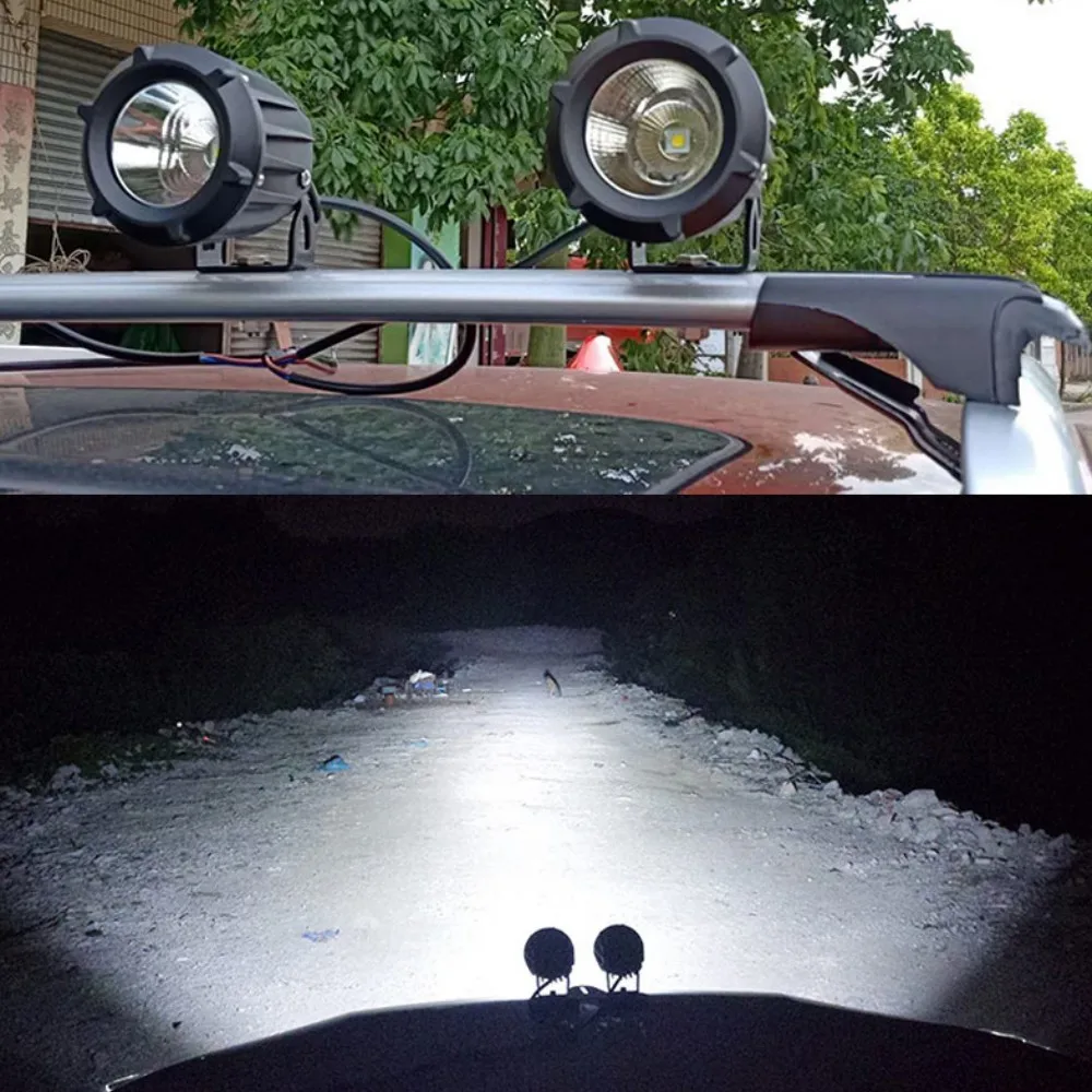 Motorcycle styling led Daylight Bumper Spotlight Auxiliary fog lamp 4x4 ...