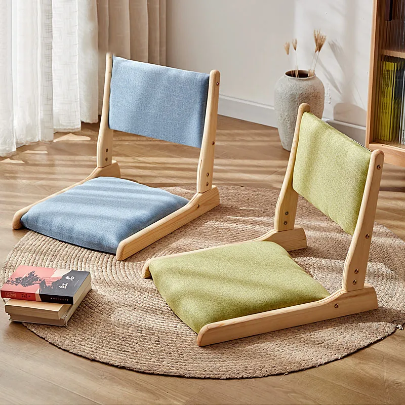 Chair-Lazy-Sofa-Tatami-Seat-Japanese-Folding-Chairs-PU-Leather-With ...