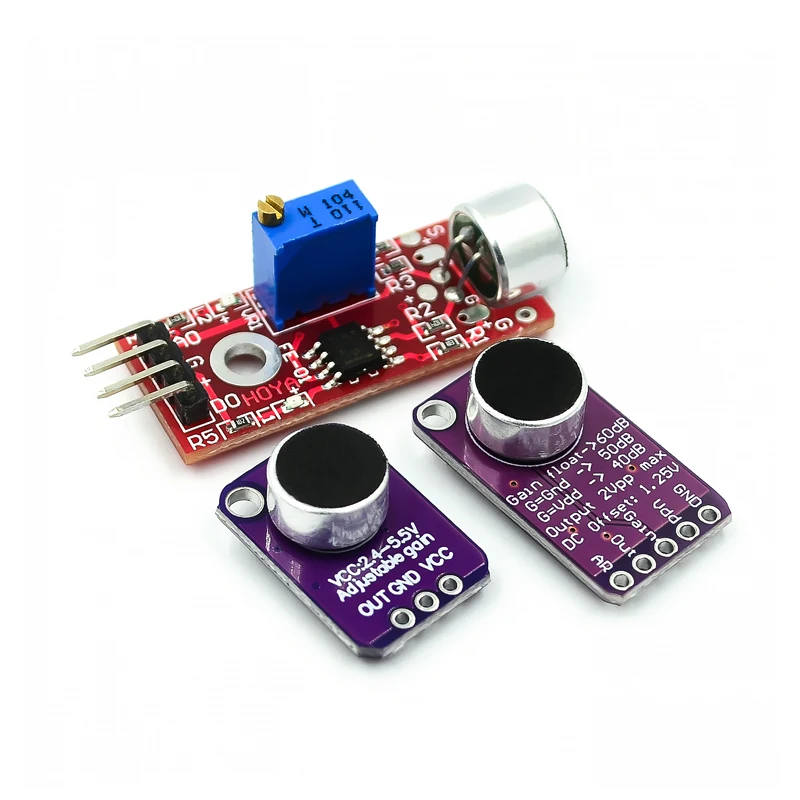 MAX9814 MAX4466 module Electret Microphone Amplifier Stable Auto Gain ...