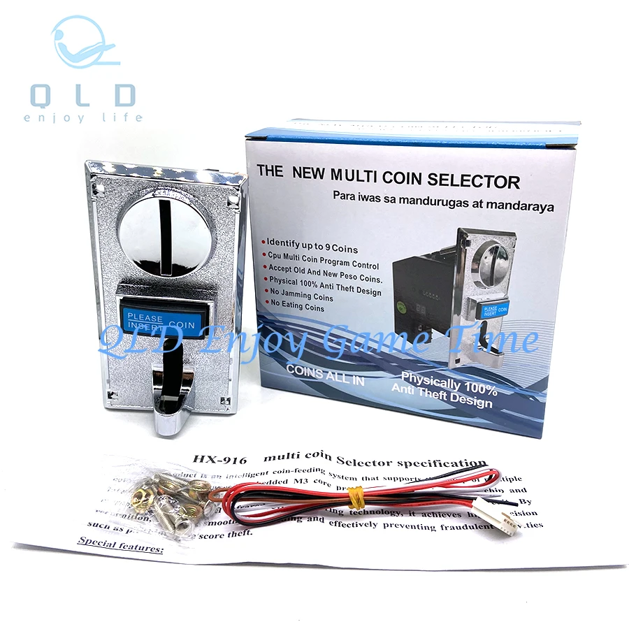 9-Type Multi Coin Acceptor 616 Wallet Token Validator 12V Pulse For ...