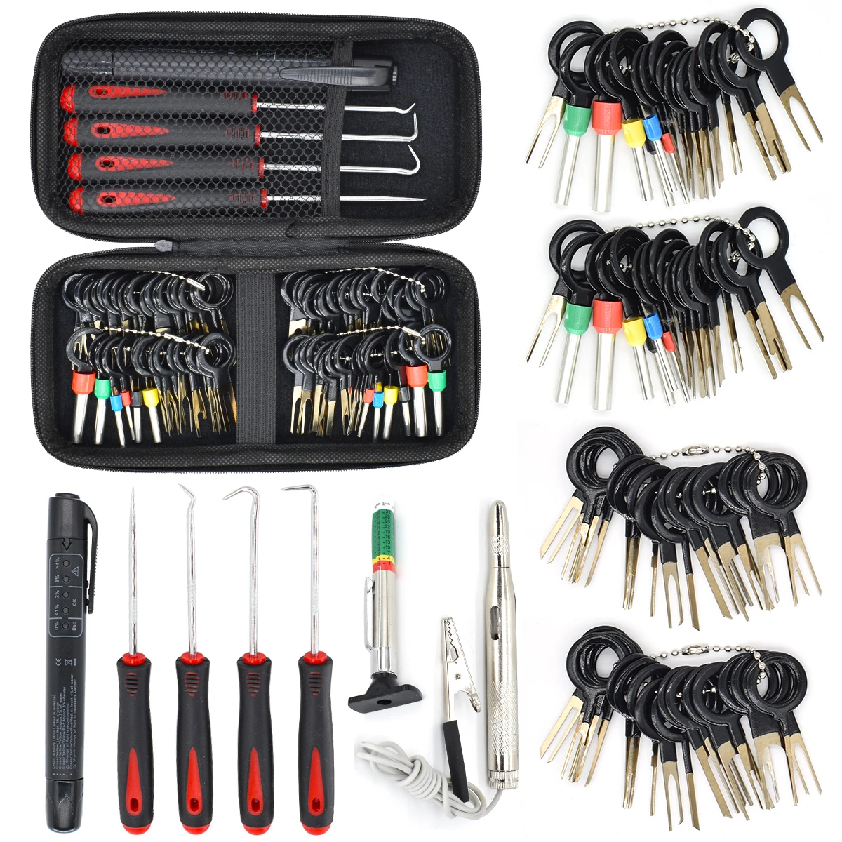 Car Terminal Removal Electrical Wiring Wire Harness Crimp Connector Pin Extractor Kit Repair ...