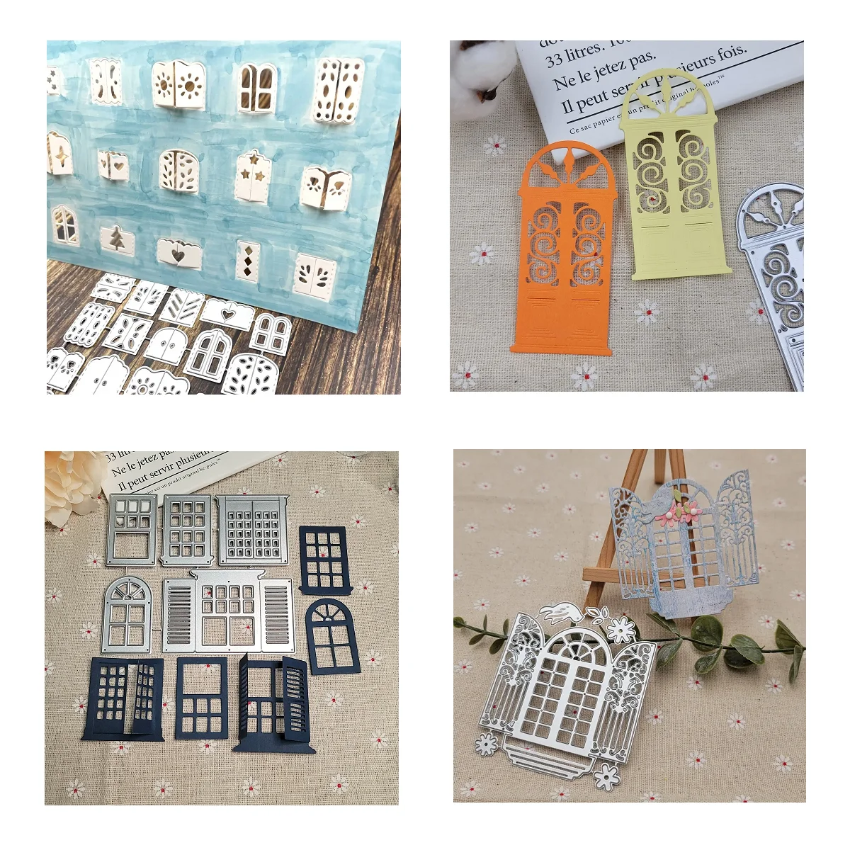 Various-Window-Metal-Cutting-Dies-for-Scrapbooking-DIY-Manual-Album ...