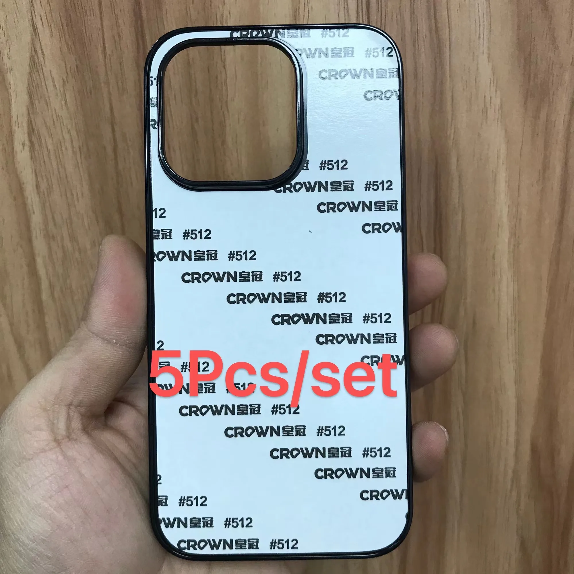5-Pack Sublimation Blank Plastic Phone Heat Transfer Cases for iPhone ...