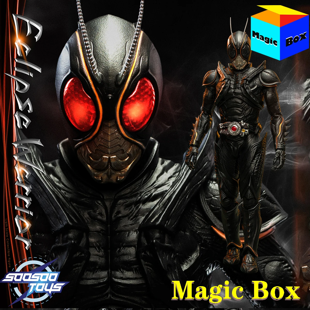 Soosootoys-Figura-Black-Rider-modelo-Eclipse-Warrior-conjunto-completo-brinquedos-originais-da ...