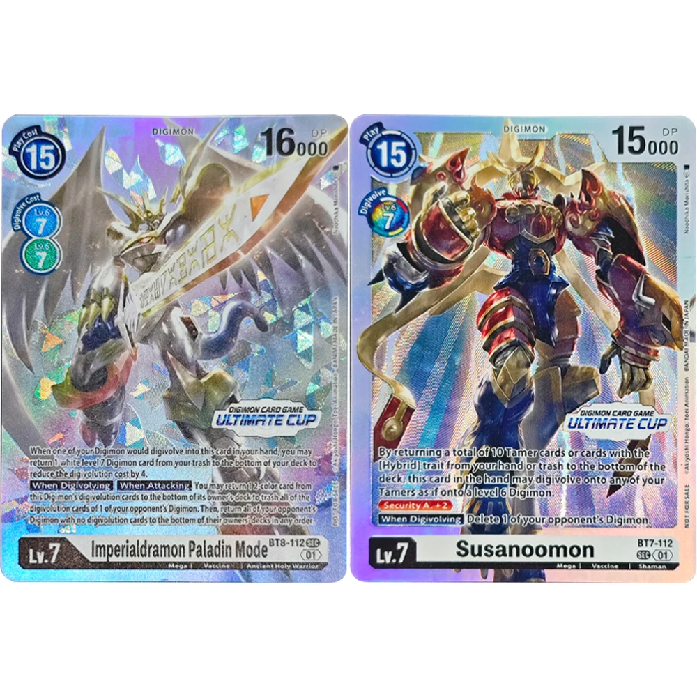 New Design Digimon Anime Collection Card English Card Game Ultimate Cup ...
