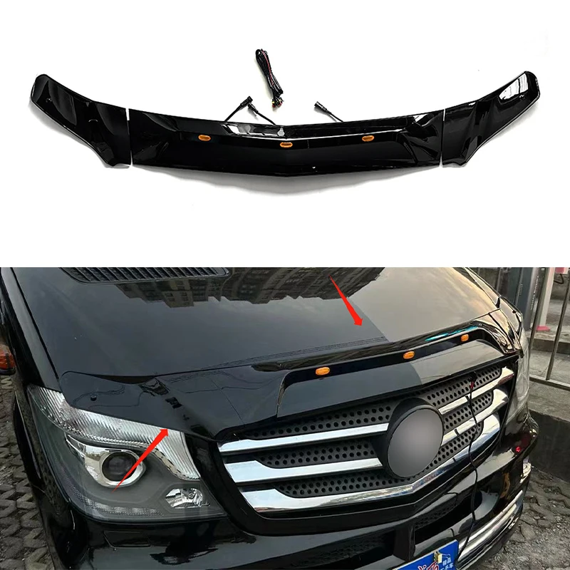 With Light Front Cover Bezel For Mercedes-Benz Sprinter W906 2014-2017 ...