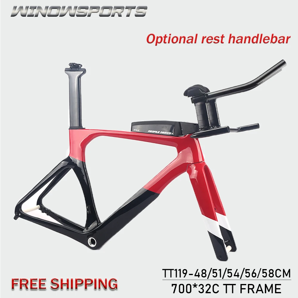 Carbon-TT-Bike-Frameset-T1000-Carbon-Fiber-Time-Trial-Racing-Bike-Frame ...