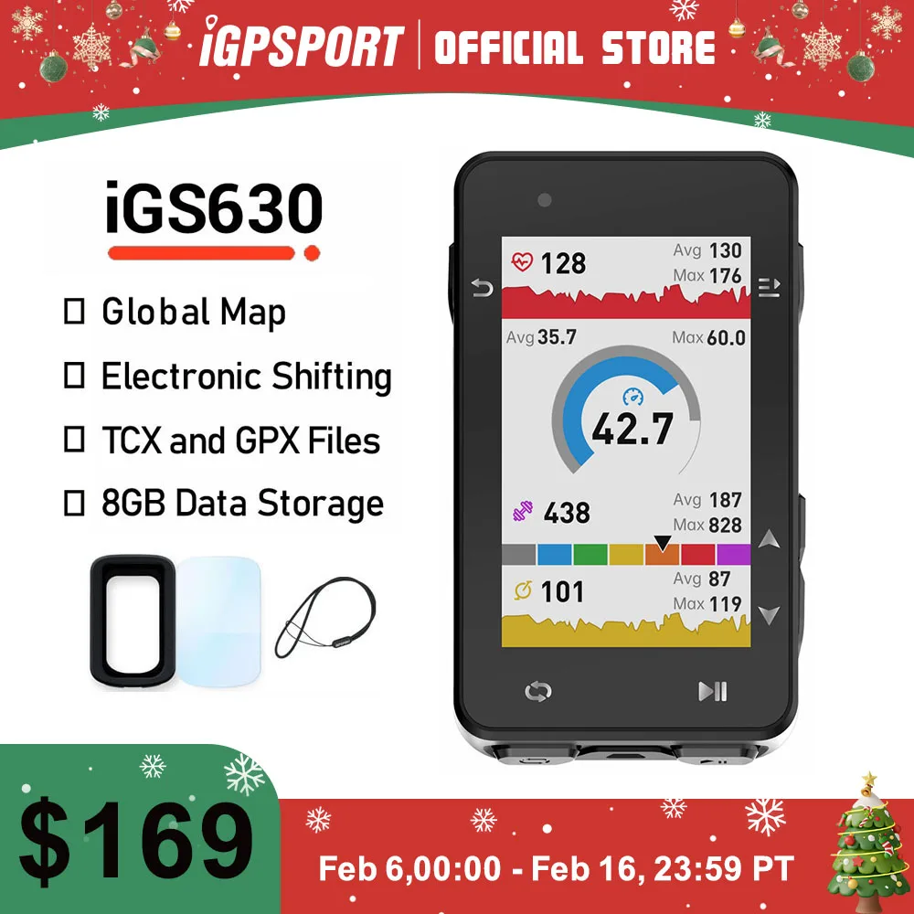 Igp-sport-igs630-Fahrrad-computer-globale-Offline-Karte-GPS-Radfahren ...