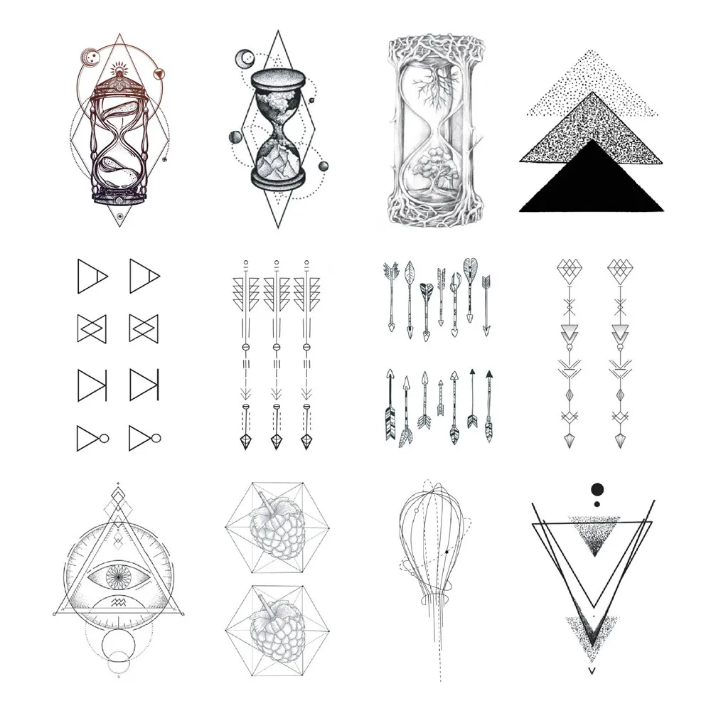 Sacred Geometry Tattoo Triangle
