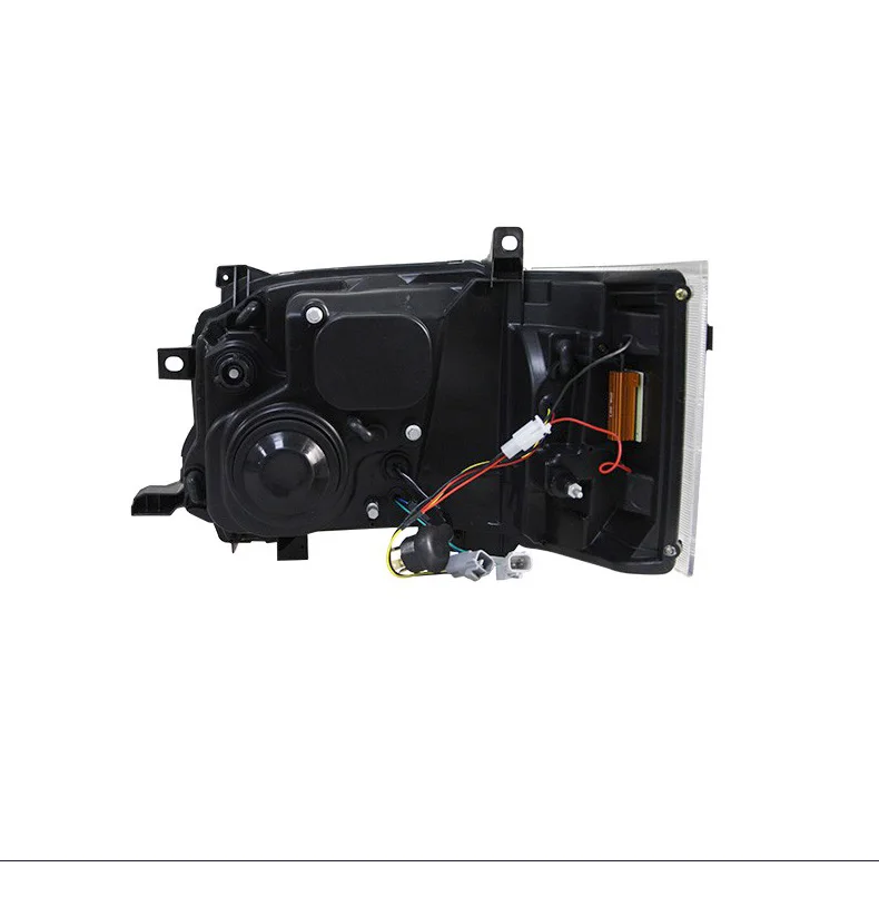 Car Headlights Headlamp Modified LED DRL Angel Eye Projector Lens Beam ...