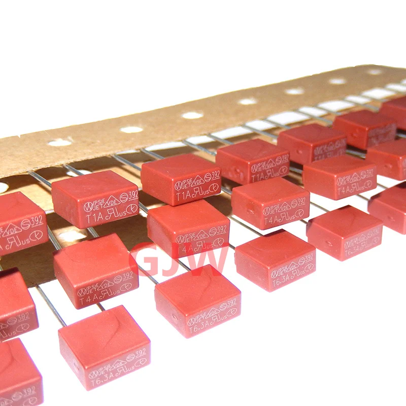 10PCS Fuse 2A 1A 3.15A 4A 5A 6.3A 250V 392 Square Plastic Fuse T2A LCD ...