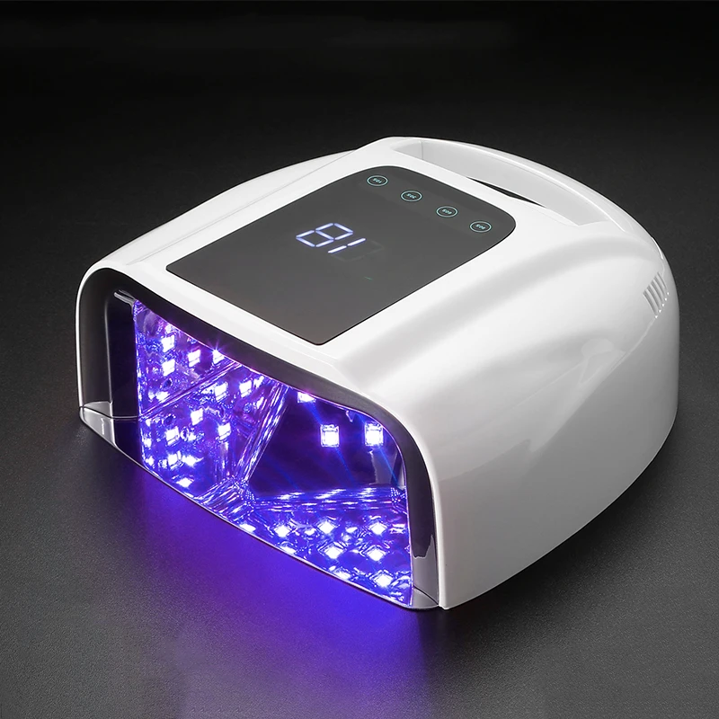 96W-Mirror-Reflective-Bottom-Nail-Lamp-Gel-Polish-Dryer-Manicure ...