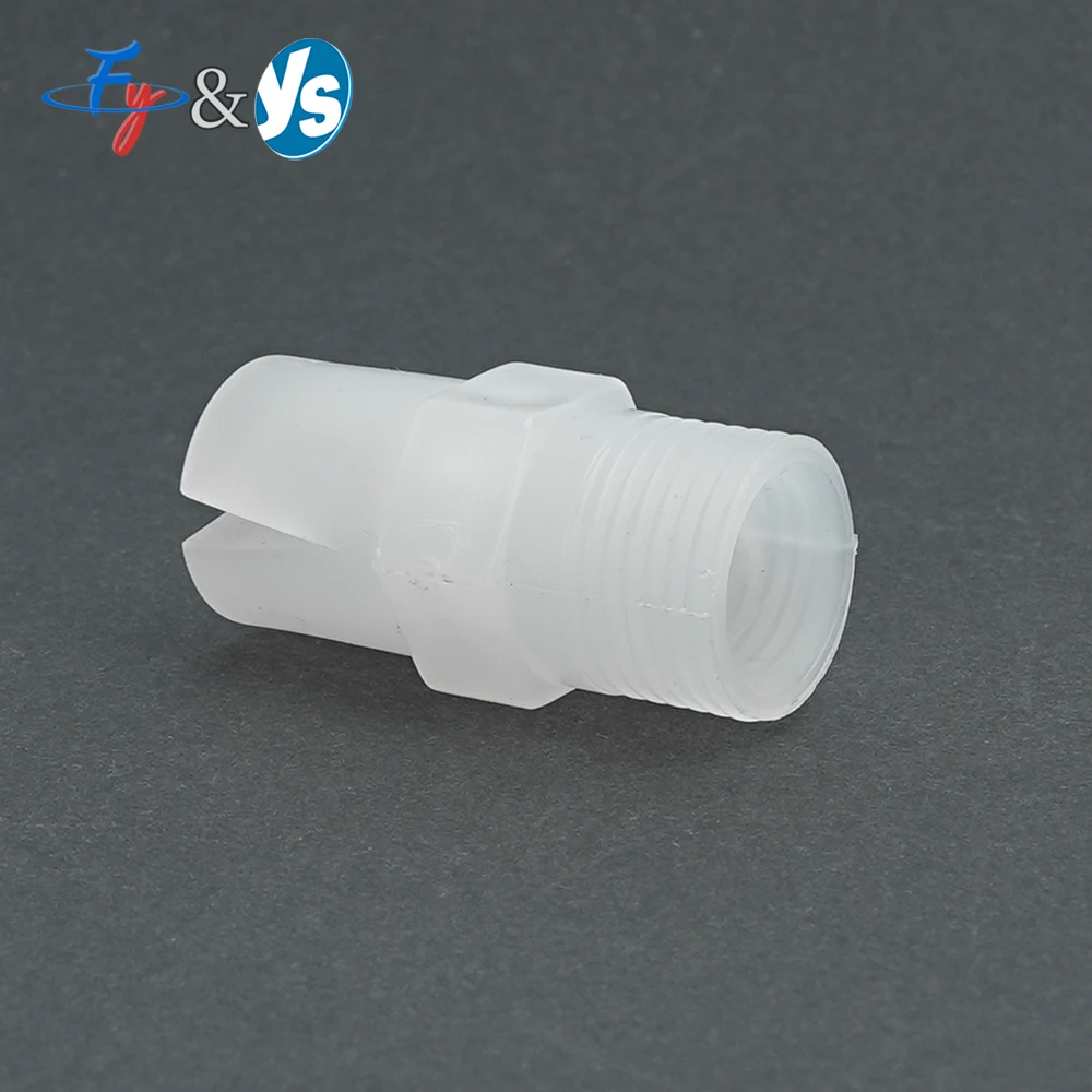 Plastic PP Side Spray Nozzle 150degrees 1/2 Male Thread for Chemical ...