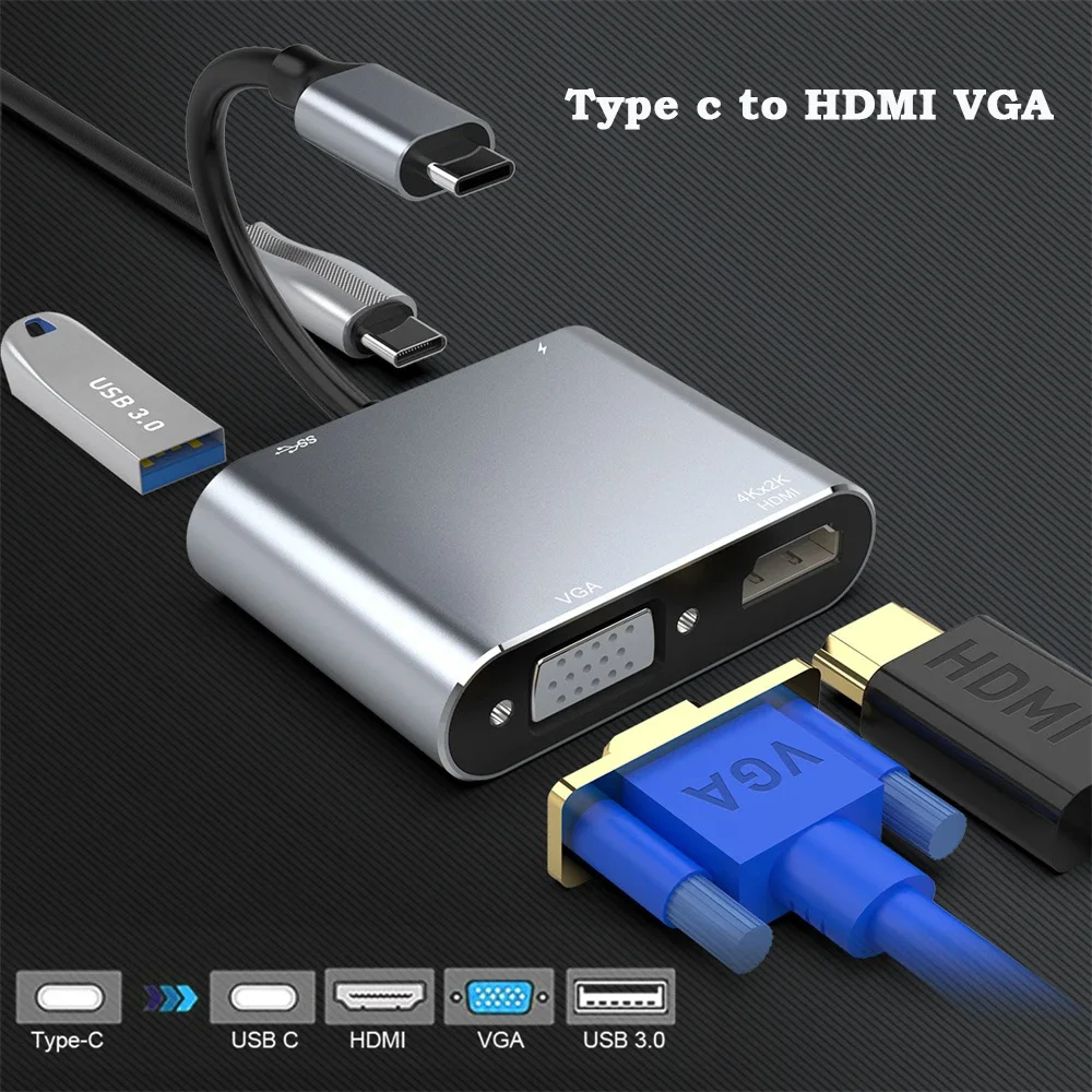 4K-Type-C-to-HDMI-USB-3-0-VGA-PD-Adapter-Multiport-Adapter-HDMI ...