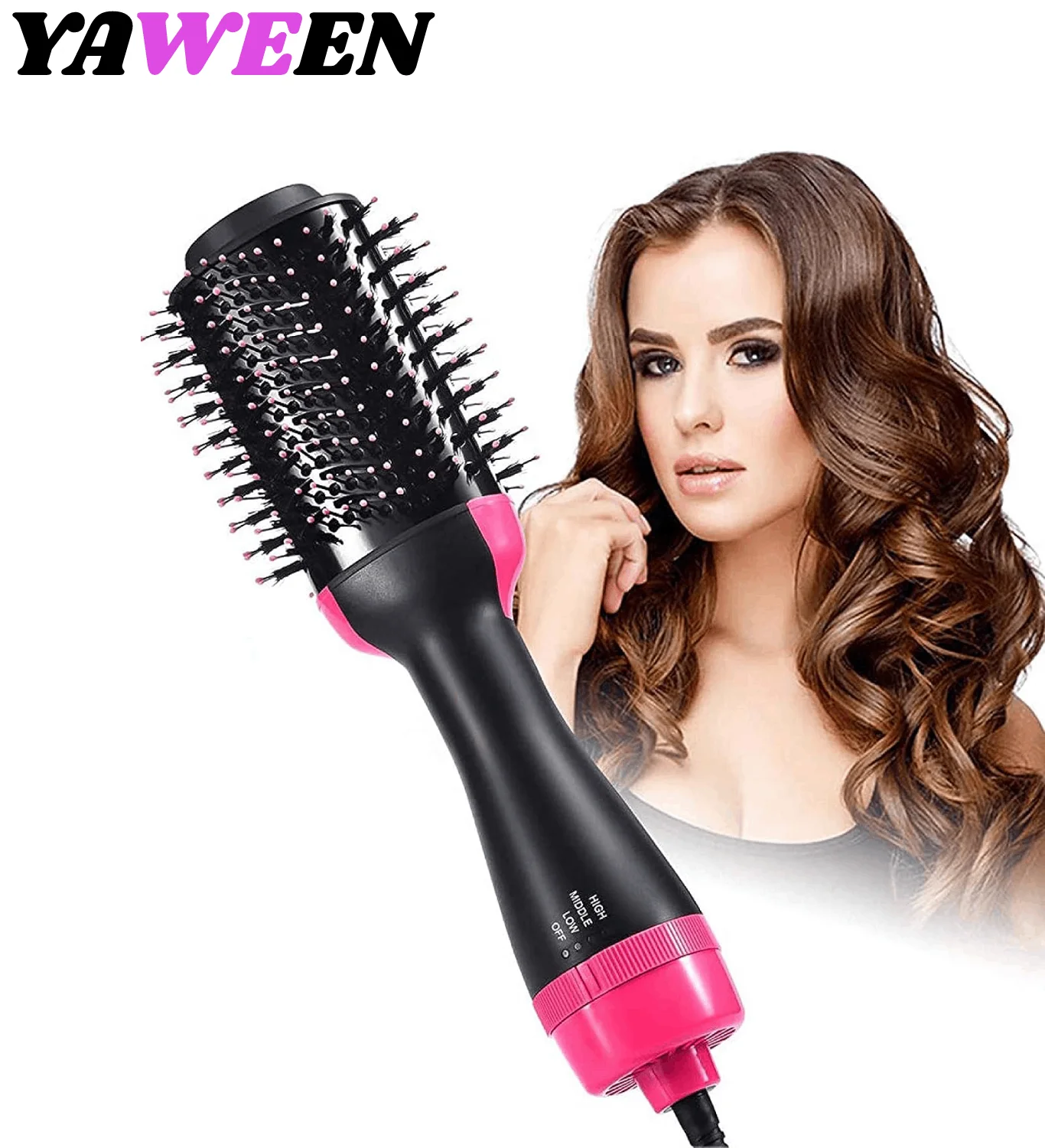 Hot-Air-Brush-Multifunction-Curler-Comb-Styler-and-Straightening-Brush ...
