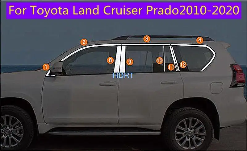 For-Toyota-Land-Cruiser-Prado-150-Fj150-2010-2020-Car-Styling-Window ...