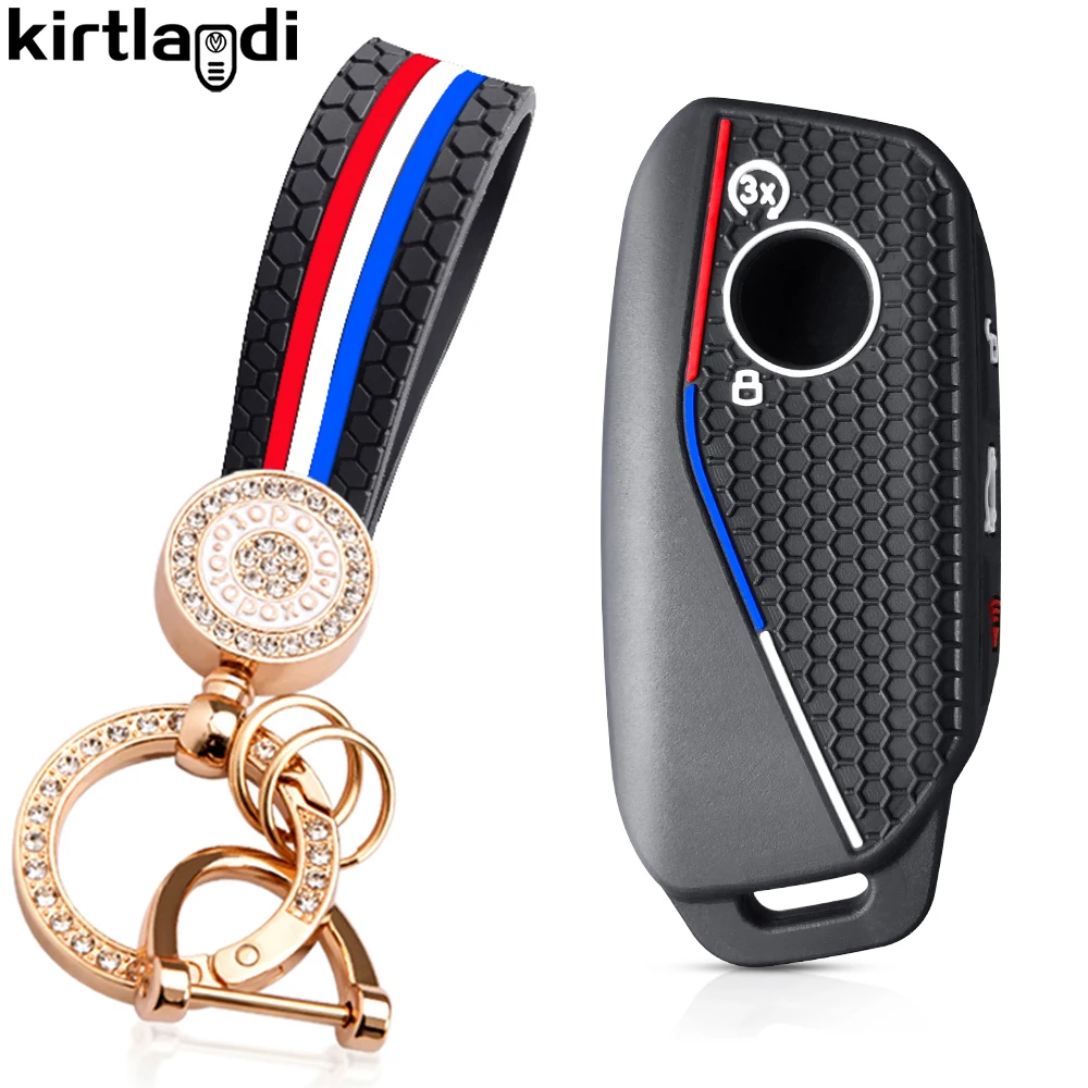 Silicone Holder Key Cover Accsesories For BMW x1 u11 Series 7 735i ...