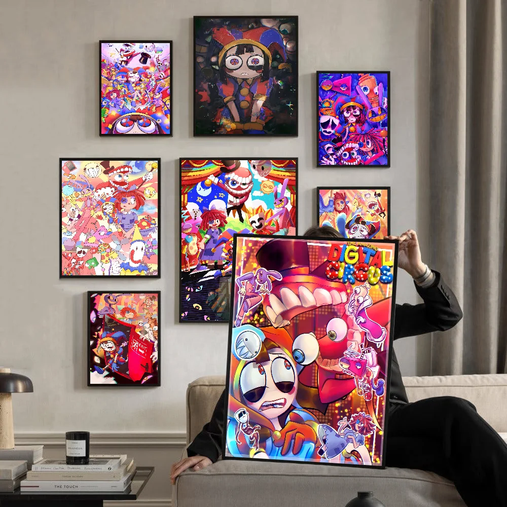 Cartoon-The-Amazing-Digital-C-Circus-Anime-Posters-Sticky-HD-Quality ...