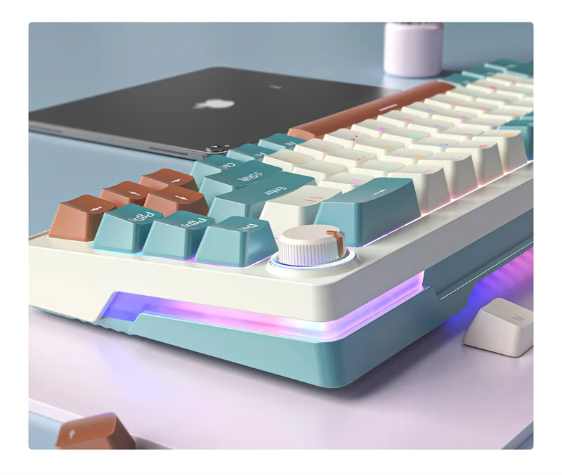 ZIFRIEND ZA68 Pro 68 Keys 3 Modes Hot Swappable Mechanical Keyboard ...