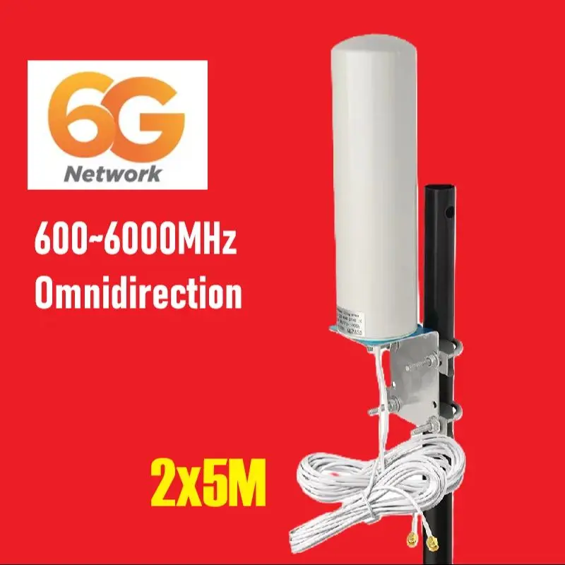 2025 New 6000 MHZ 6GHz 5G 4G 3G wifi Antenna Mimo 360 Degree Omni ...