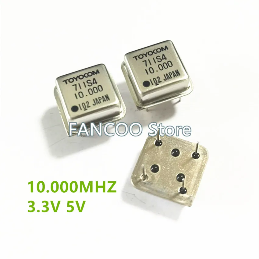 5PCS 10M 10MHZ 10.000M 10.000MHZ Half size 3.3v 5v CRYSTAL CLOCK ...