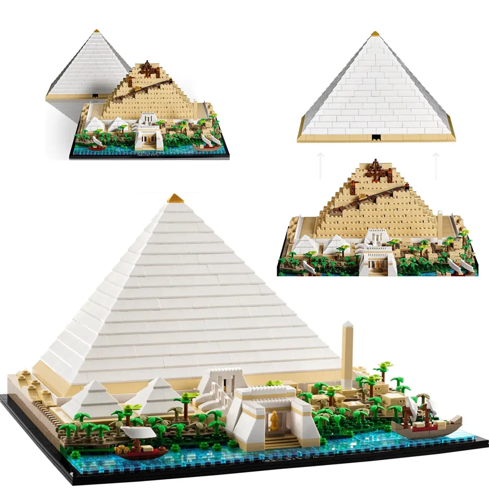 2022 New 21058 EGYPT The Great Pyramid of Giza Model City Architecture ...