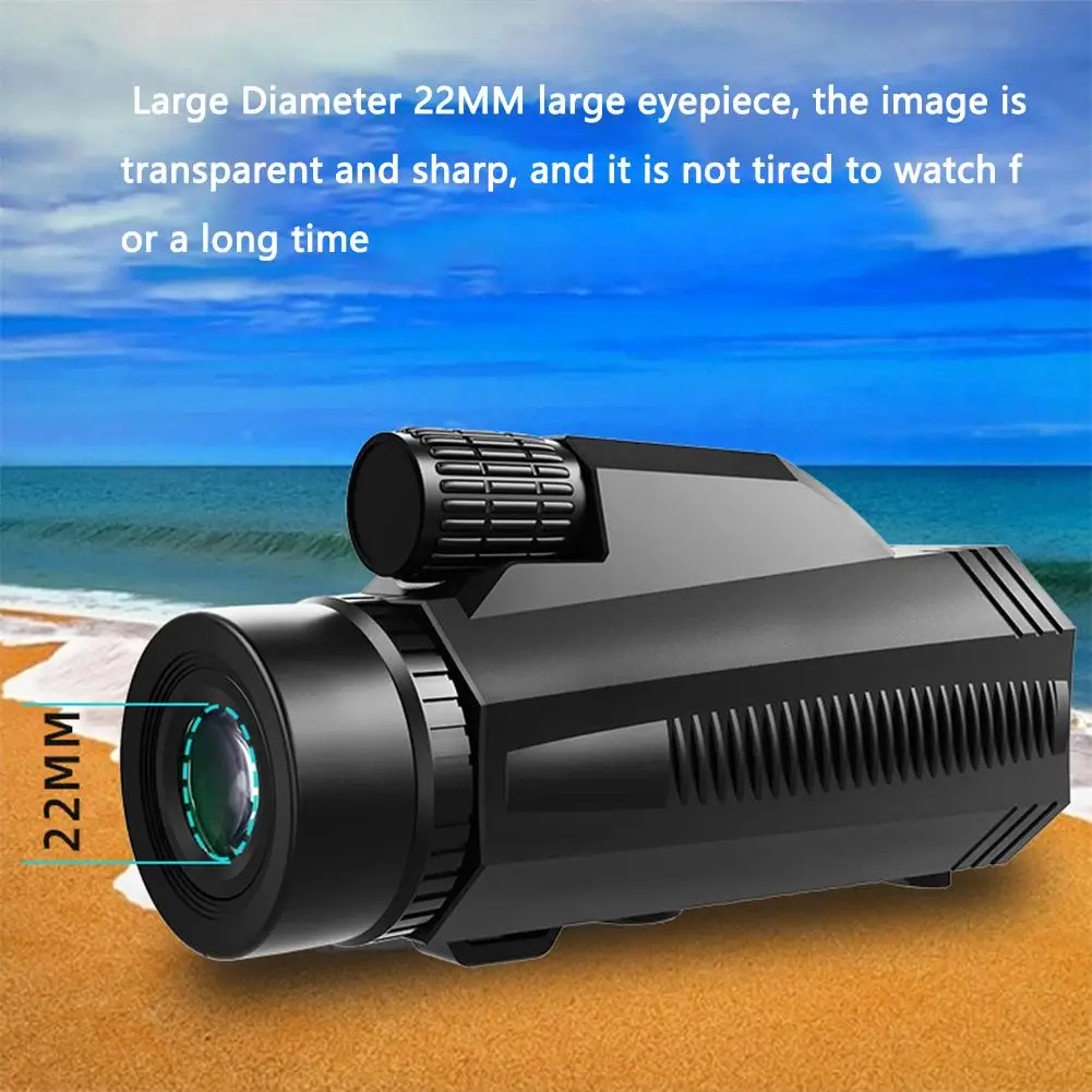 Telescópio com tripé ao ar livre monocular 12x50 de alta potência de ...