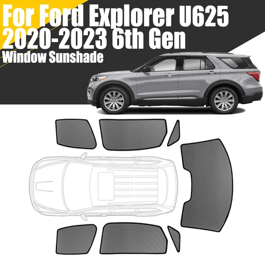 Custom-Magnetic-Car-Window-Sunshade-For-Ford-Explorer-U625-2020-2023 ...
