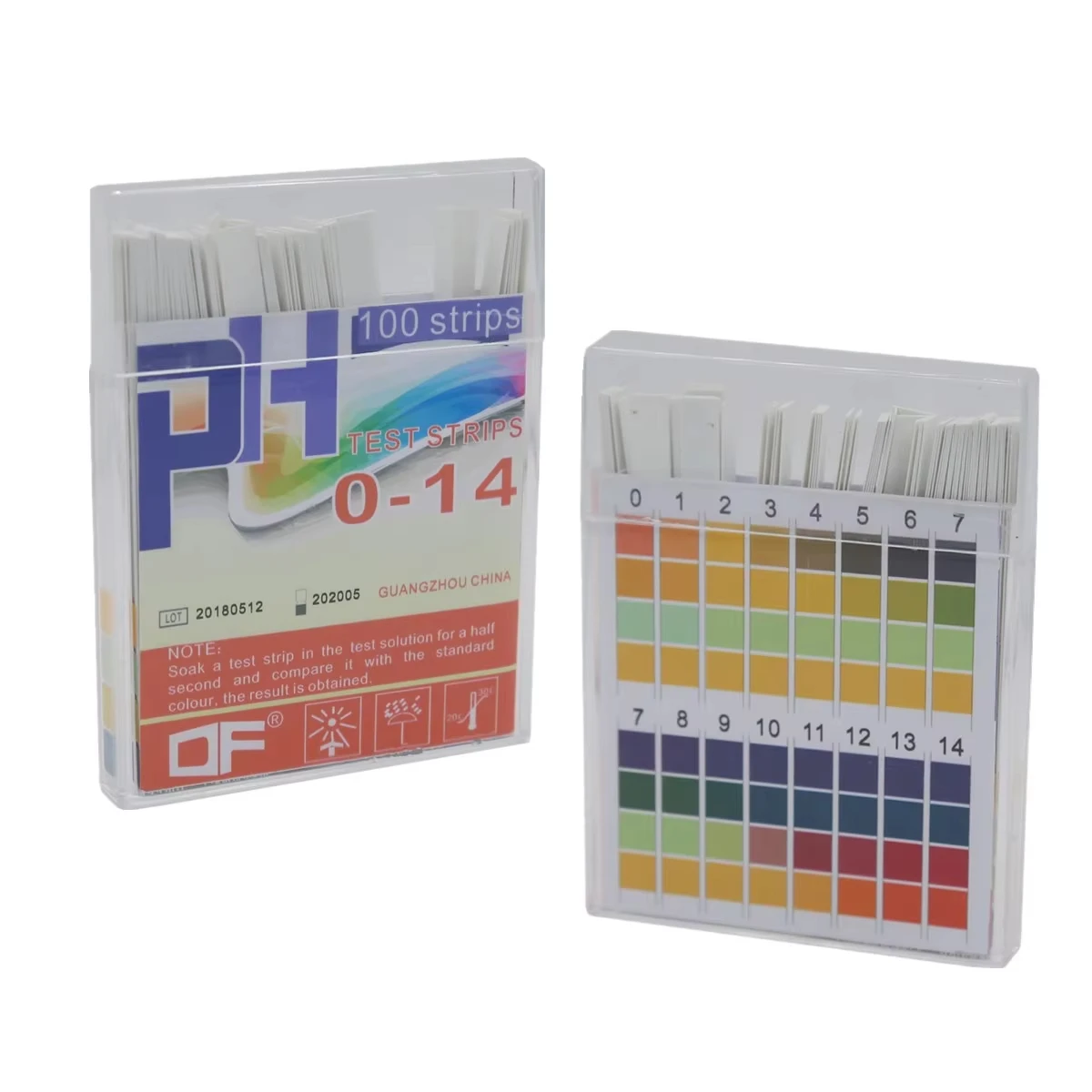 100pcs PH Test Paper Universal Full Range Litmus Paper 1-14 Acidic ...