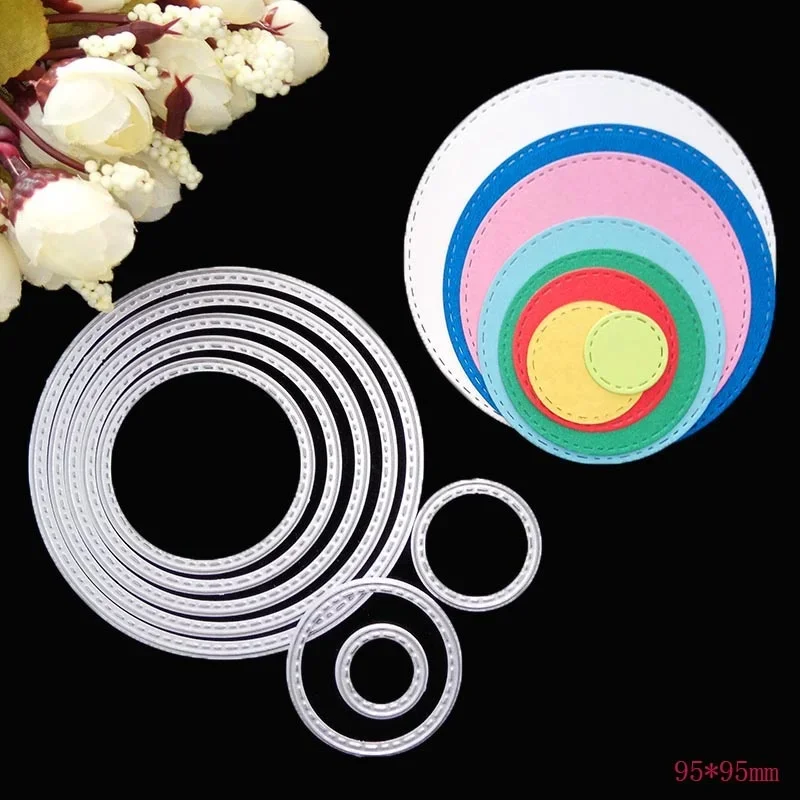 8pcs-set-Round-Circle-Metal-Cutting-Dies-Stencil-Scrapbooking-Photo ...