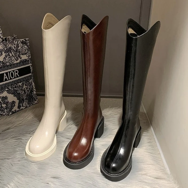 Women-s-High-Boots-Designer-Brand-Luxury-Women-Shoes-2021-Autumn-Winter ...