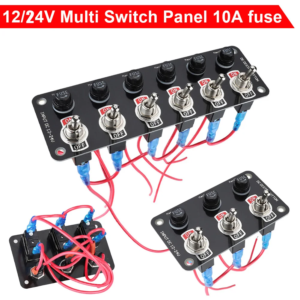 3-Gang-6-Gang-Toggle-Switch-Panel-12V-24V-On-Off-Rocker-Toggle-Switch ...