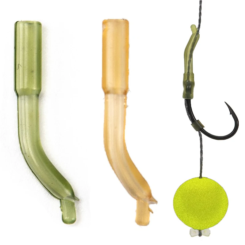 10-or-100pcs-Carp-D-Rig-kickers-hook-line-aligners-sleeve-anti-tangle ...