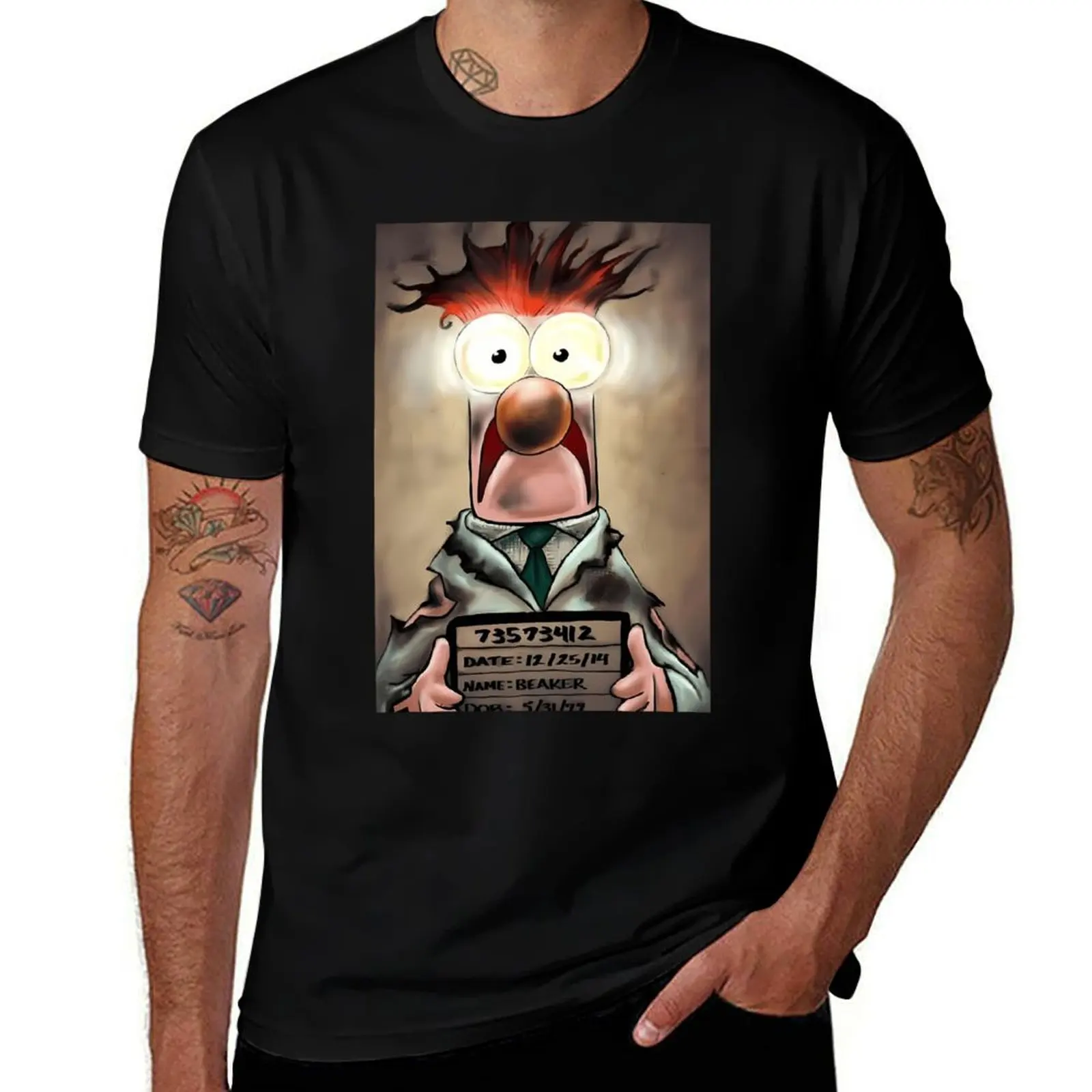 Beaker Muppets T-Shirt Classic Graphic Short Sleeve Top - AliExpress ...