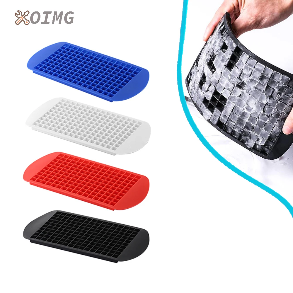 OIMG-160-Grids-Mini-Silicone-Ice-Cubes-Foldable-Ice-Mold-Tray-Small ...