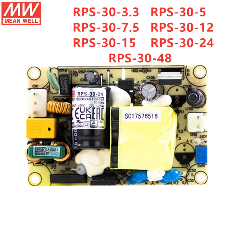 MEAN-WELL-PCB-Medical-Type-RPS-30-Series-Single-Output-Switching-Power ...