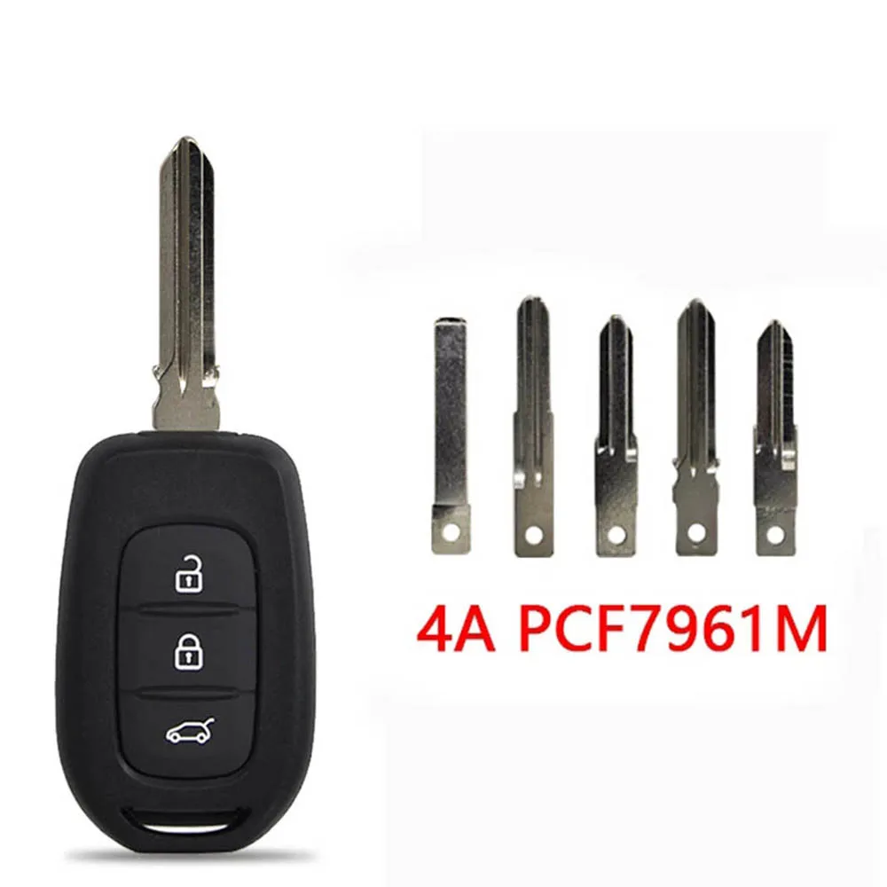 Original OEM PCF7961M NSN14 Remote Car Key Fob 4A Chip for R-enault ...