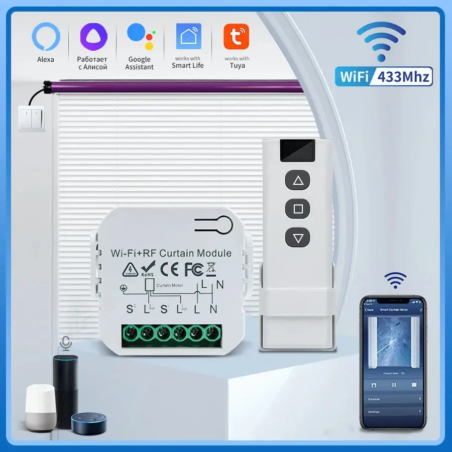 Tuya-Wifi-Smart-Curtain-Switch-Controllers-Blind-Rolling-Shutter-RF ...